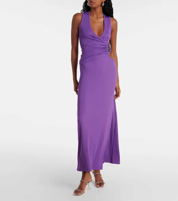 Christopher Esber Moodstone Maxi Dress - Purple