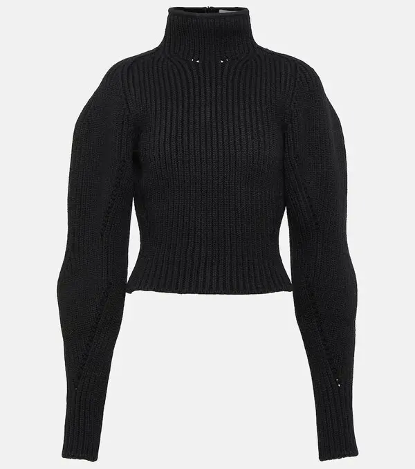 Alaïa Wool-blend Turtleneck Sweater