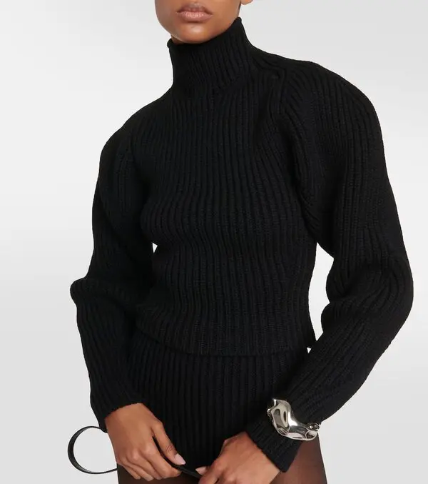 Alaïa Wool-blend Turtleneck Sweater