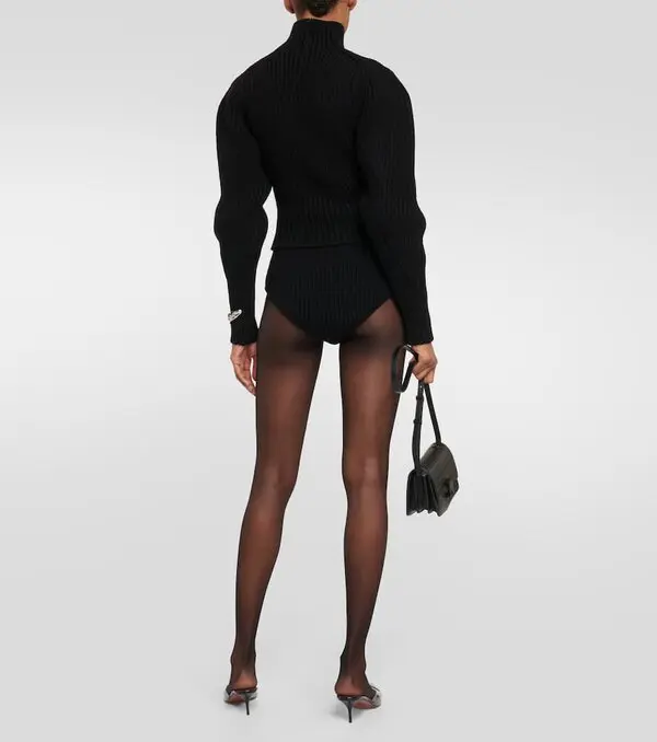 Alaïa Wool-blend Turtleneck Sweater