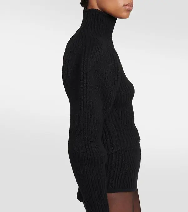 Alaïa Wool-blend Turtleneck Sweater
