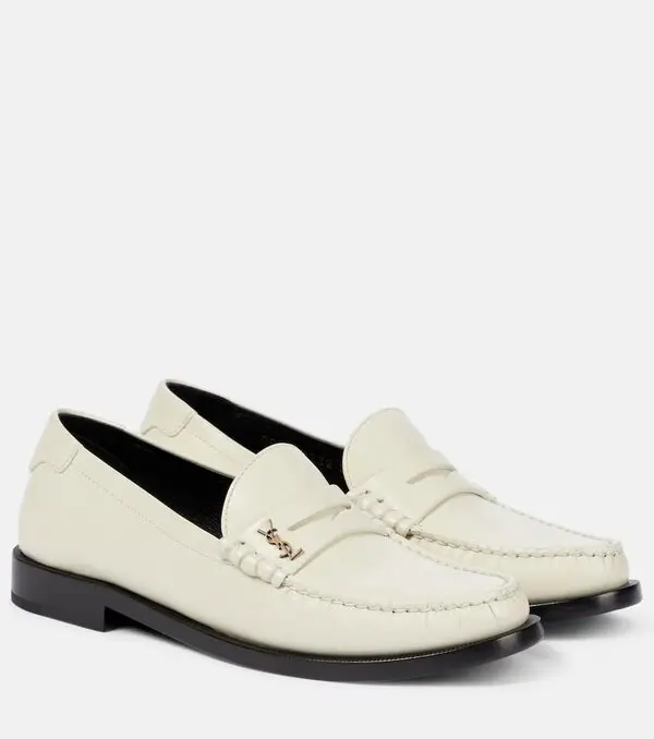 Saint Laurent Le Loafer Leather Loafers
