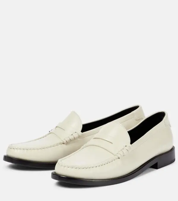 Saint Laurent Le Loafer Leather Loafers