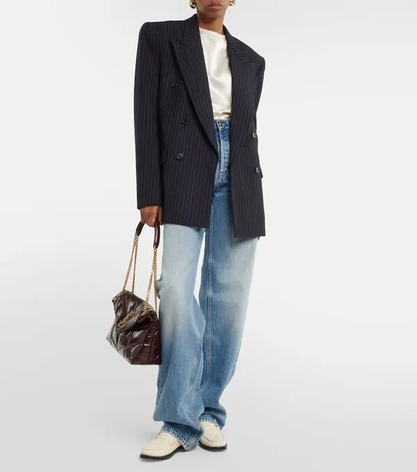 Saint Laurent Le Loafer Leather Loafers