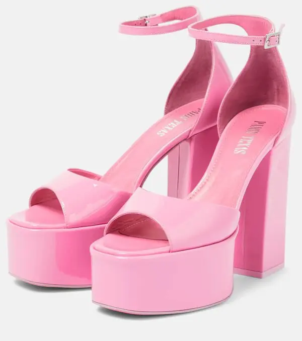 Paris Texas Tatiana Patent Leather Platform Sandals