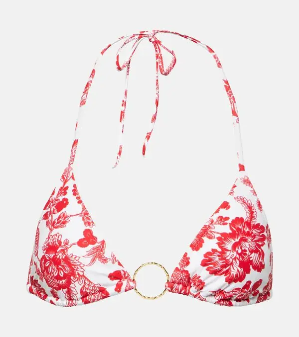 Melissa Odabash Miami Floral Bikini Top - Multicoloured