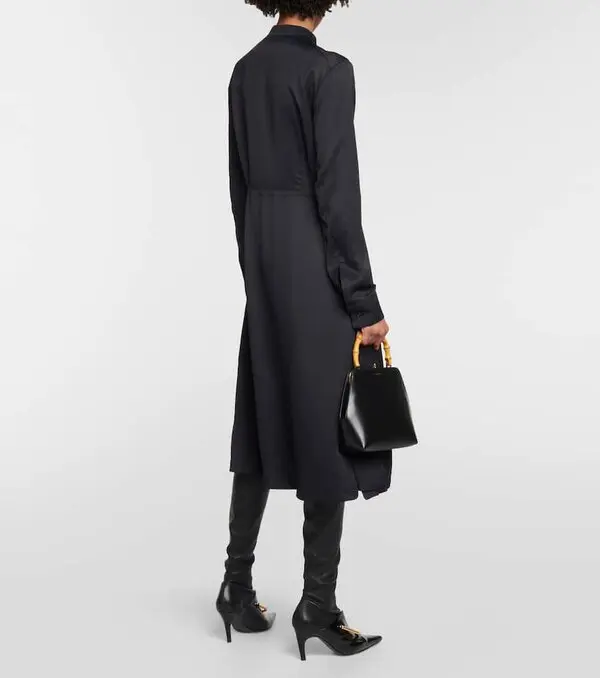 JIL SANDER A-line Midi Dress