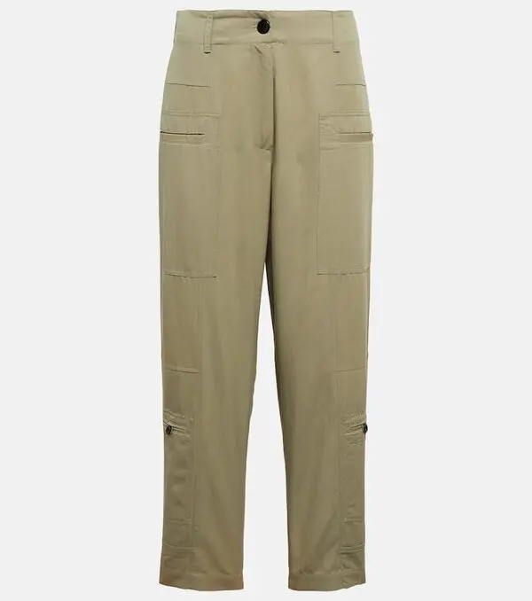 Proenza Schouler White Label High-rise Tapered Trousers