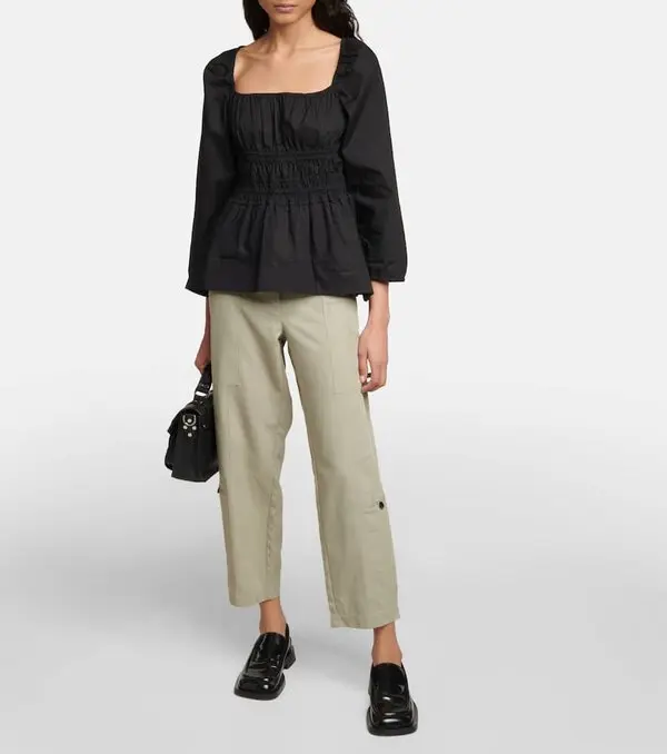Proenza Schouler White Label High-rise Tapered Trousers