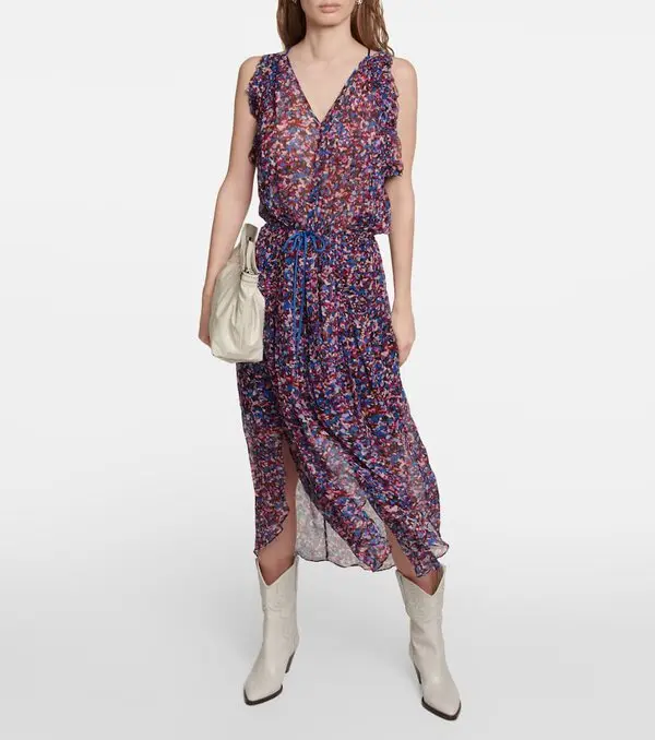 MARANT ETOILE Fadelo Printed Maxi Dress