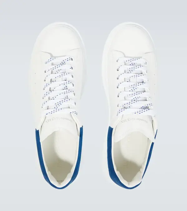 Alexander McQueen Oversized Leather Sneakers - White