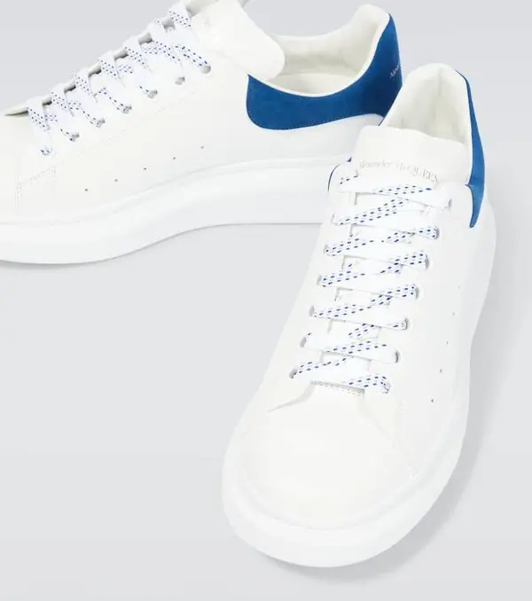 Alexander McQueen Oversized Leather Sneakers - White