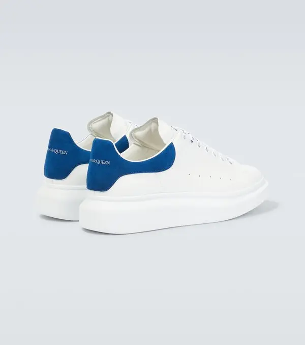 Alexander McQueen Oversized Leather Sneakers - White