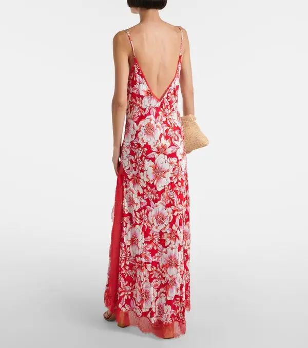 Poupette St Barth Lucia Printed Midi Dress
