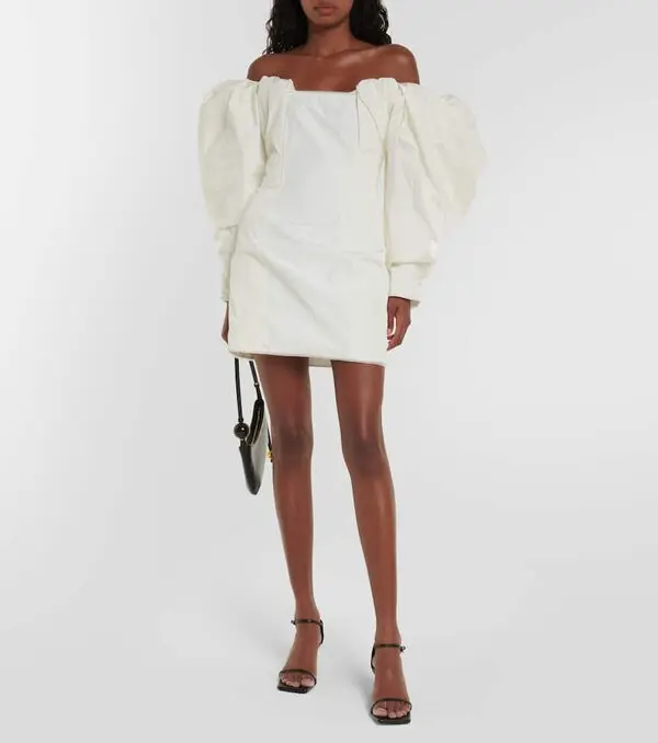 Jacquemus Off-shoulder Mini Dress