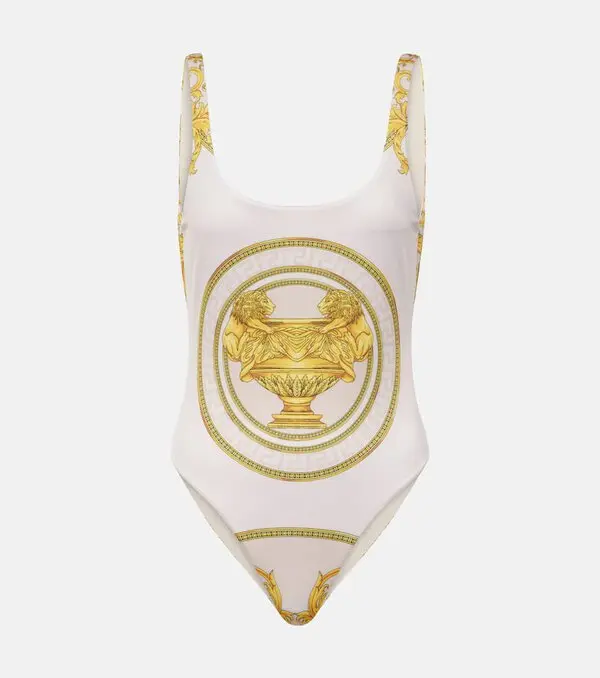 Versace La Coupe Des Dieux Bikini Bottom - Beige