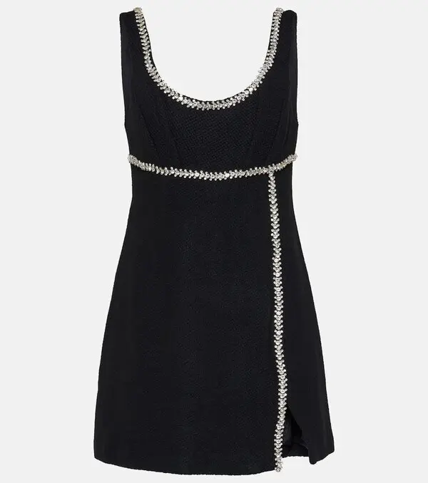 SELF-PORTRAIT Embellished Mini Dress