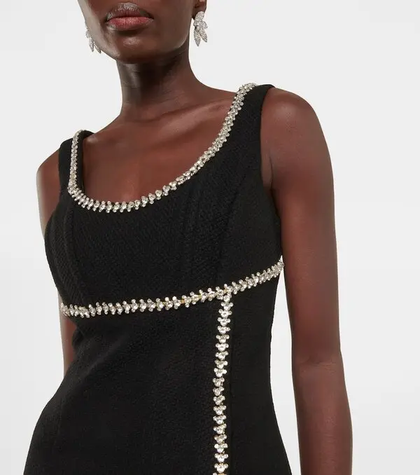 SELF-PORTRAIT Embellished Mini Dress