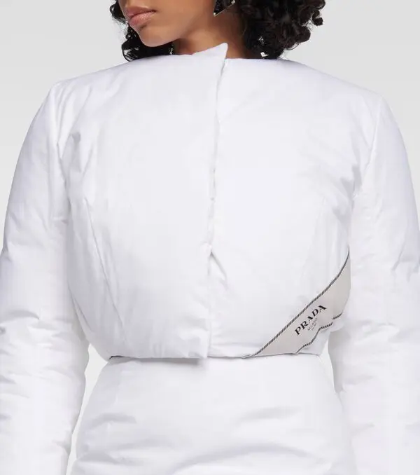 Prada Cropped Down Jacket