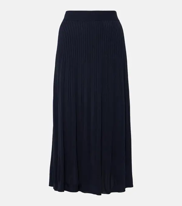 JOSEPH Ribbed-knit Midi Skirt