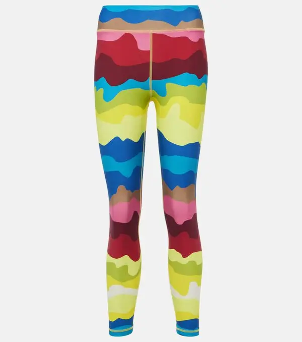 The Upside Astro Printed High-rise Leggings - Multicoloured
