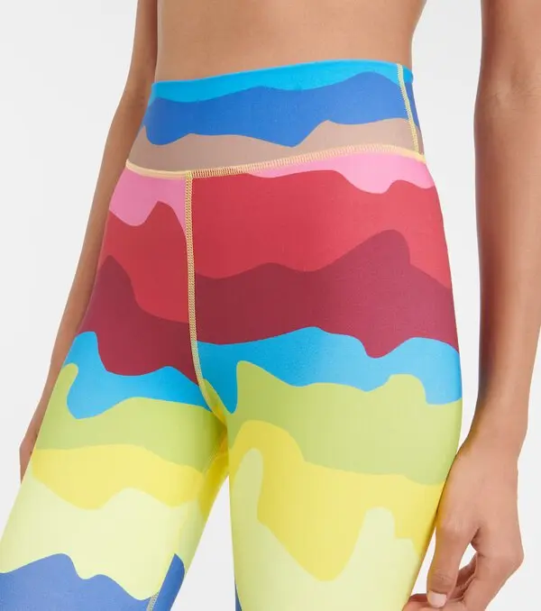 The Upside Astro Printed High-rise Leggings - Multicoloured