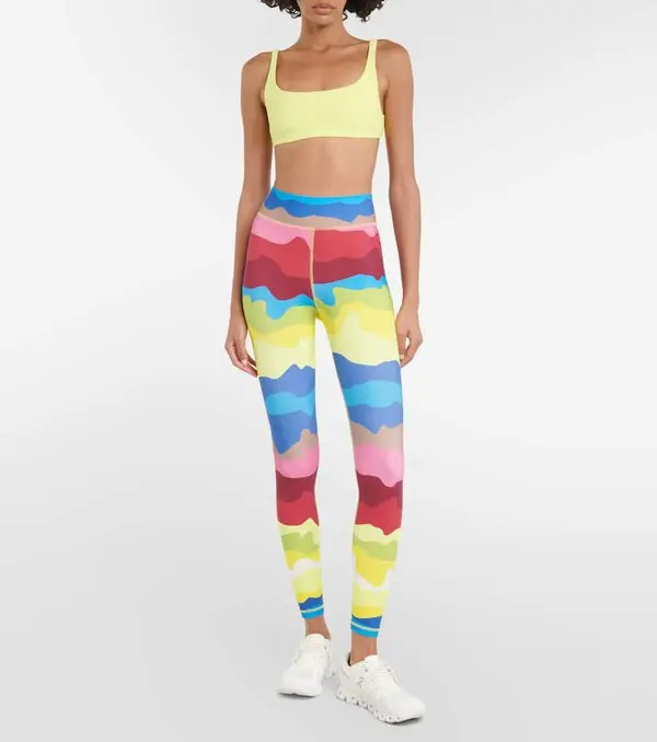 The Upside Astro Printed High-rise Leggings - Multicoloured