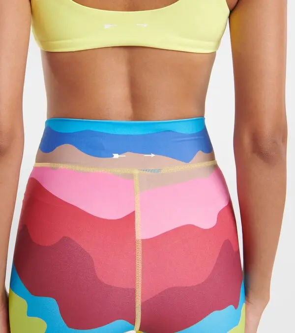 The Upside Astro Printed High-rise Leggings - Multicoloured