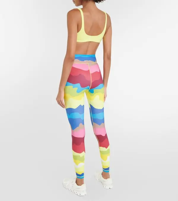 The Upside Astro Printed High-rise Leggings - Multicoloured
