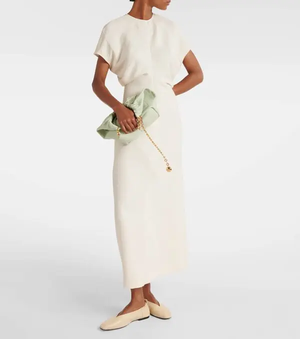 A.emery Briot Leather Ballet Flats - White