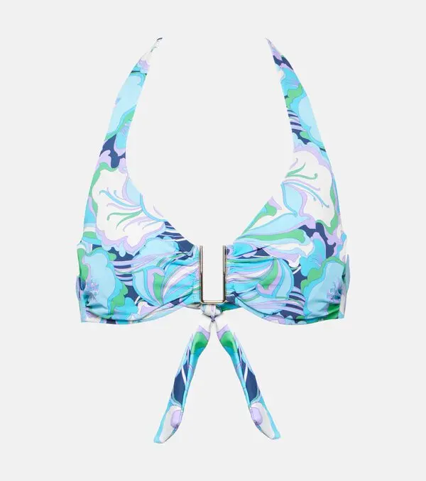 Melissa Odabash Colombia Bikini Top - Blue