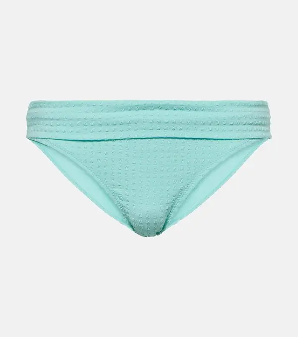 Heidi Klein Great Thatch Bikini Bottom - Blue