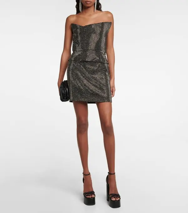 Roland Mouret Embellished Miniskirt