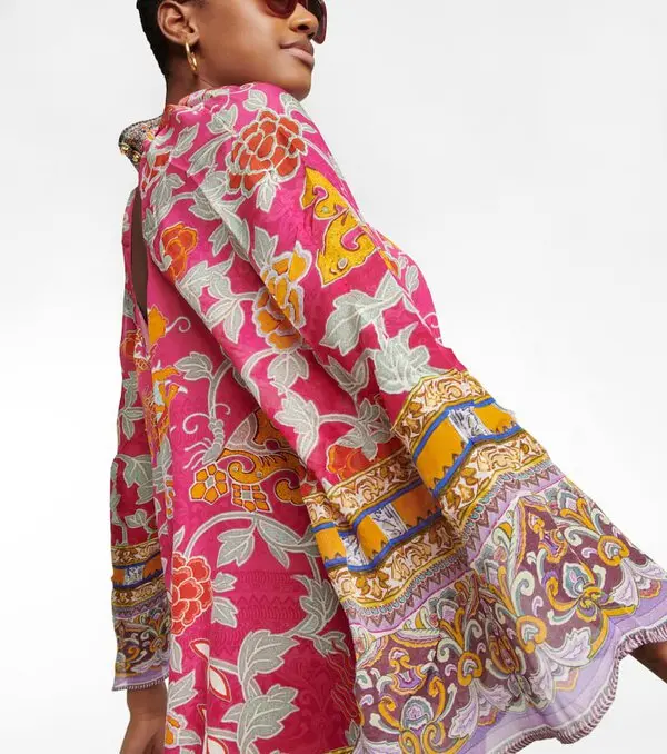 Camilla Printed Silk Minidress
