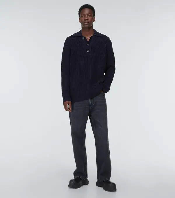 Our Legacy Big Piquet Ribbed-knit Sweater
