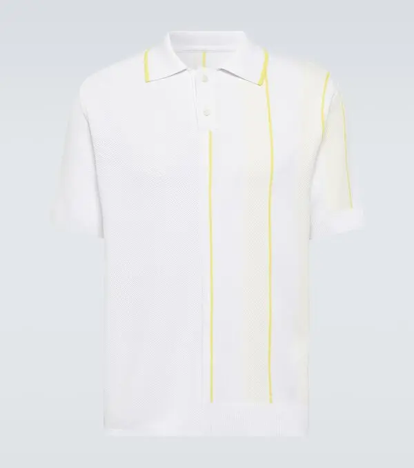 Jacquemus Le Polo Jeugo Striped Polo Shirt