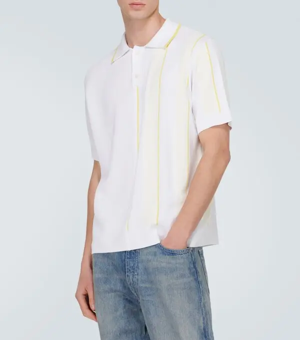 Jacquemus Le Polo Jeugo Striped Polo Shirt