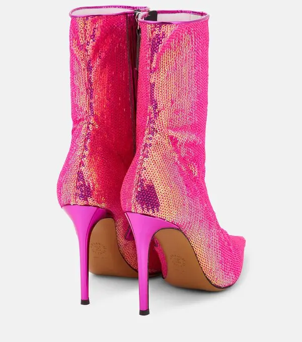 Alexandre Vauthier Sebert Sequined Ankle Boots