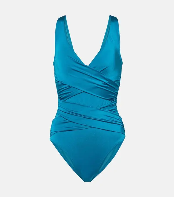 KARLA COLLETTO Twisted One-piece Swimsuit - Black