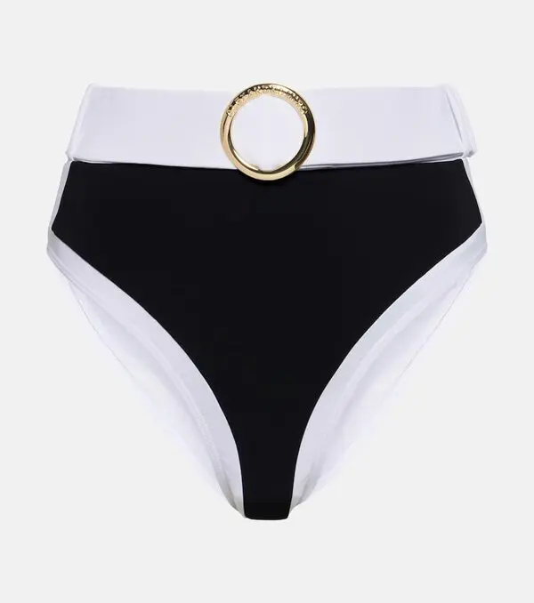 ALEXANDRA MIRO Whitney High-rise Bikini Bottom - Black