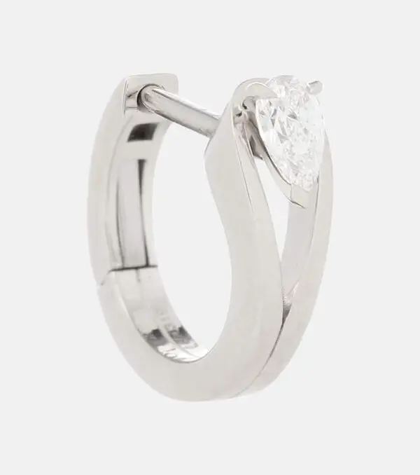 REPOSSI Serti Inverse Xs Single Earring - Silver