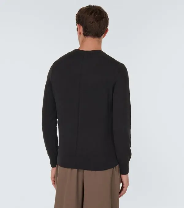 THE ROW Benji Cashmere Sweater - Black