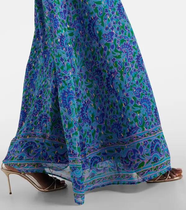 Rixo Lenny Printed Maxi Dress