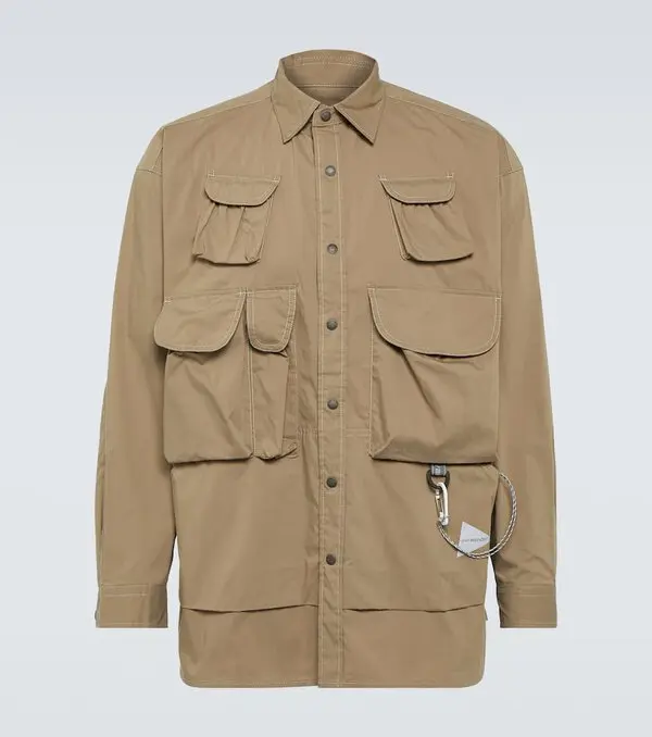 AND WANDER Cotton-blend Field Jacket