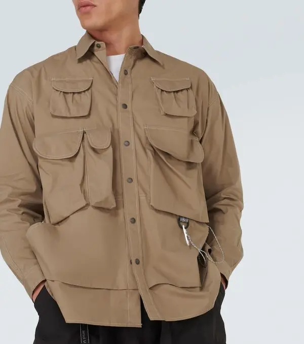 AND WANDER Cotton-blend Field Jacket