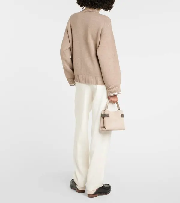 Brunello Cucinelli Wool, Cashmere, And Silk Sweater
