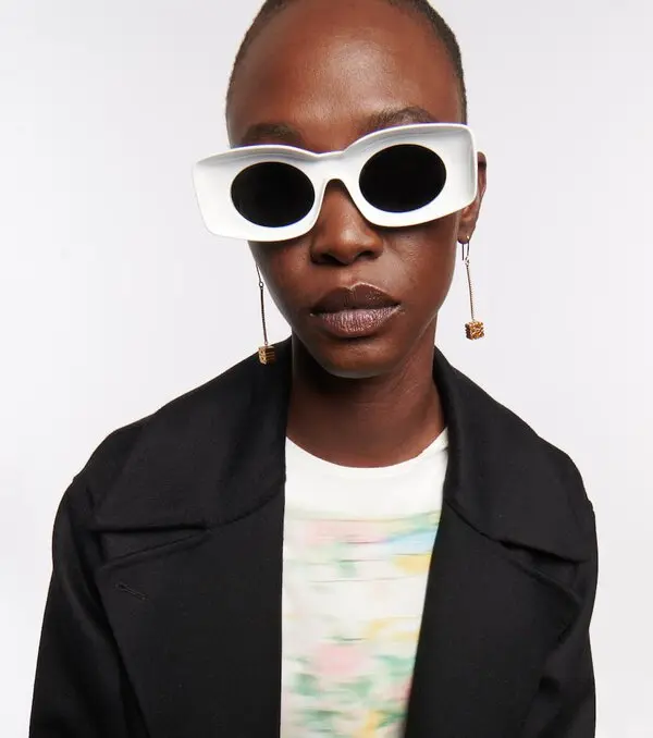 Loewe Rectangular Sunglasses - White