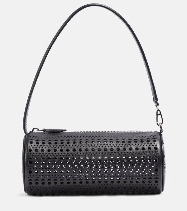Alaïa Perforated Leather Tube Shoulder Bag