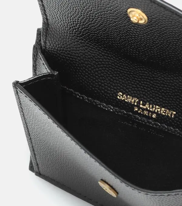 Saint Laurent Uptown Leather Card Case