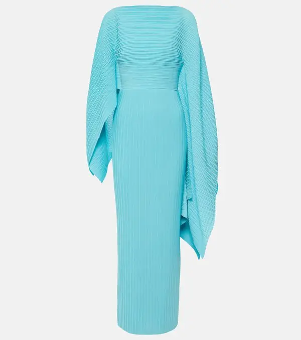 Solace London Adami Maxi Dress - Blue